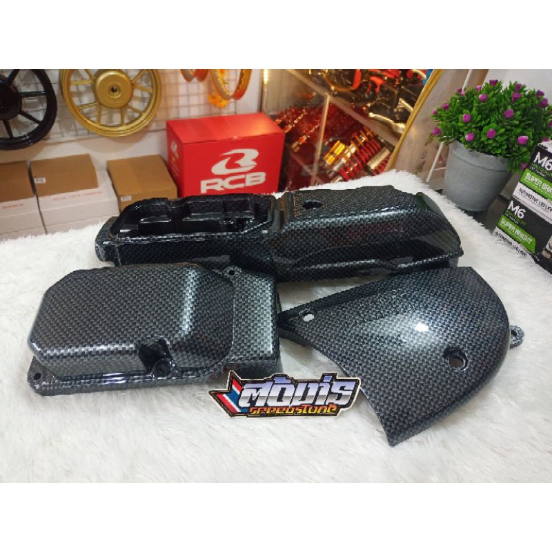 Jual Cover CVT Carbon Mio Smile/Sporty | Shopee Indonesia