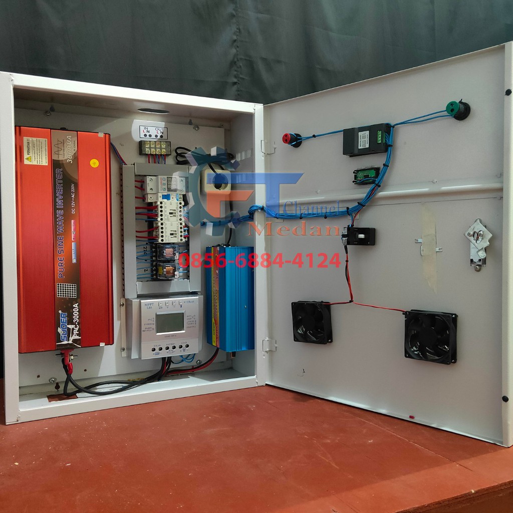 Jual Panel PLTS Hybrid 3000W ekonomis | Shopee Indonesia