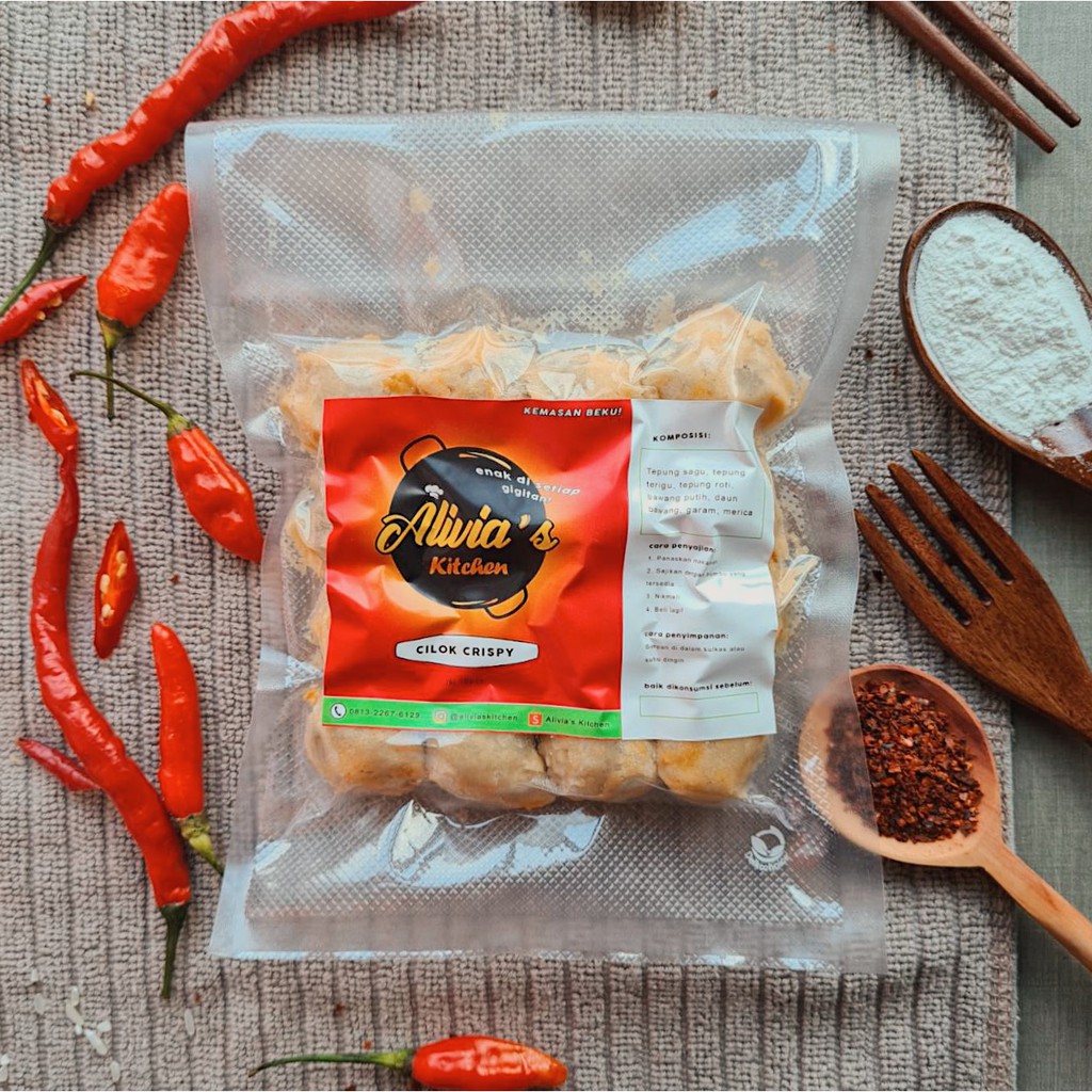 Jual Cilok Crispy Alivia's Kitchen (250 gram) | Shopee Indonesia