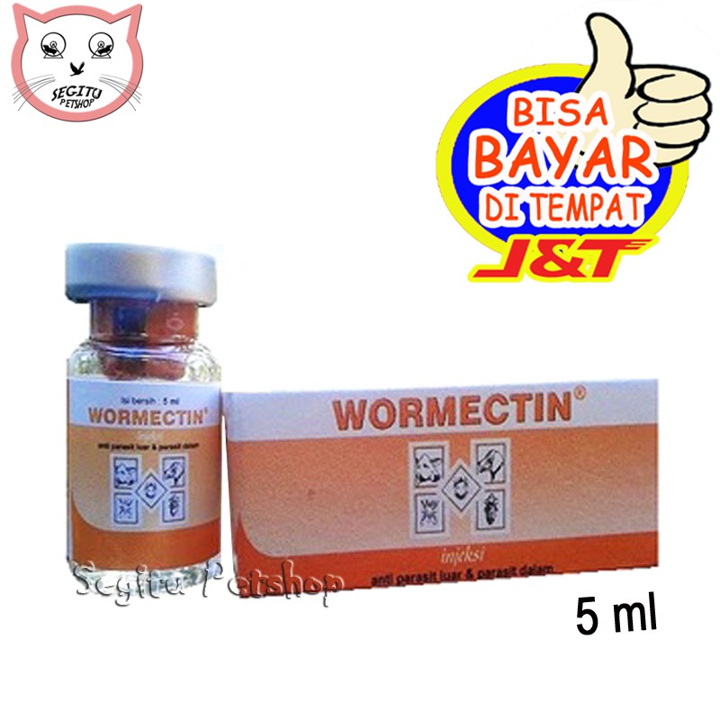 Jual OBAT JAMUR SCABIES KORENG KUCING ANJING KELINCI INJEKSI WORMECTIN ...