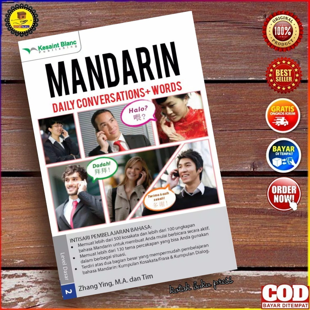 Jual BAHASA MANDARIN DAILY CONVERSATIONS + WORDS MANDARIN | Shopee ...