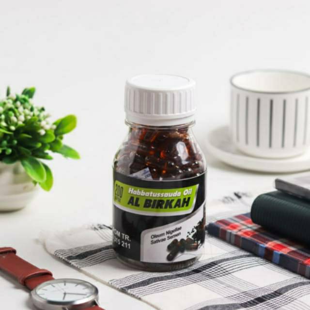 Jual Habbatussauda Oil Al Birkah 200 kapsul - Minyak Habbat Murni ...