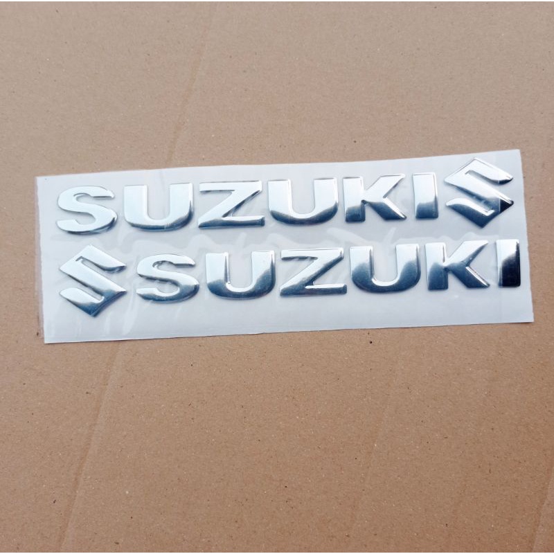 Jual Stiker Timbul 3D Logo Suzuki Besar | Shopee Indonesia