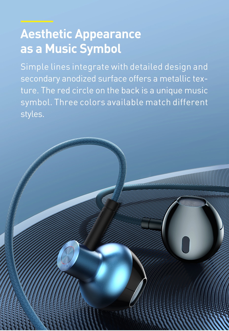 Jual Baseus Headset Handsfree Encok 3.5mm Wired H19 | Shopee Indonesia