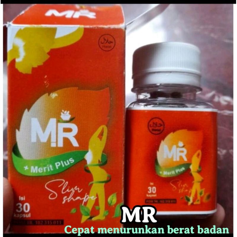 Jual pelangsing Mr merit plus tanpa kardus ori bpom | Shopee Indonesia