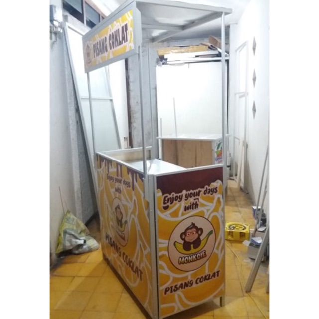 Jual Booth Lipat / Booth Portable Atap dengan tambahan max 100Kg ...