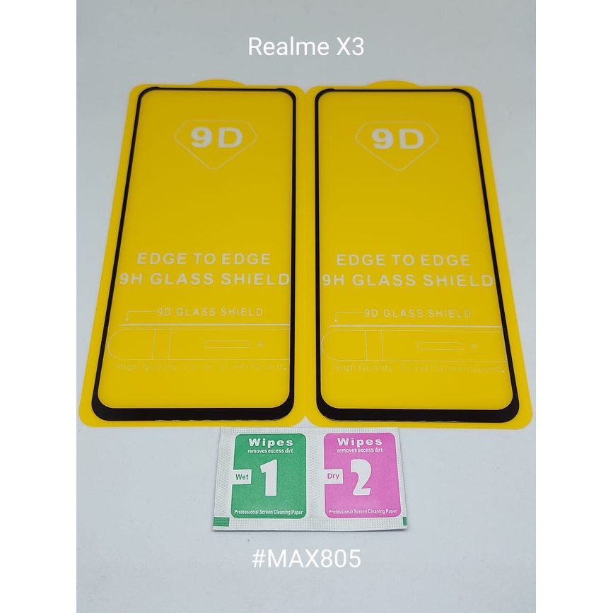 Jual Tempered Glass 9D Full HD Realme X3 Glass Pelindung Layar | Shopee ...