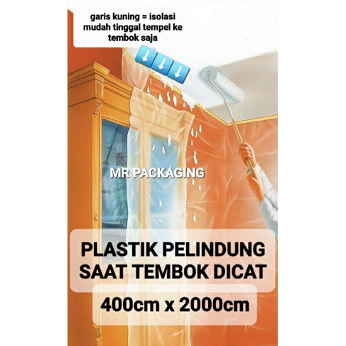 Jual Plastik isolasi pelindung Cat Minyak Untuk MebelPlastik Cover Oil ...