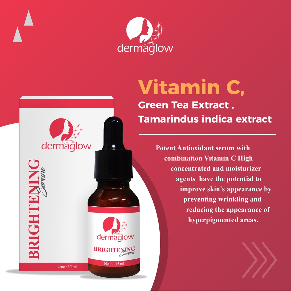 Jual Dermaglow Brightening Serum BPOM | Shopee Indonesia