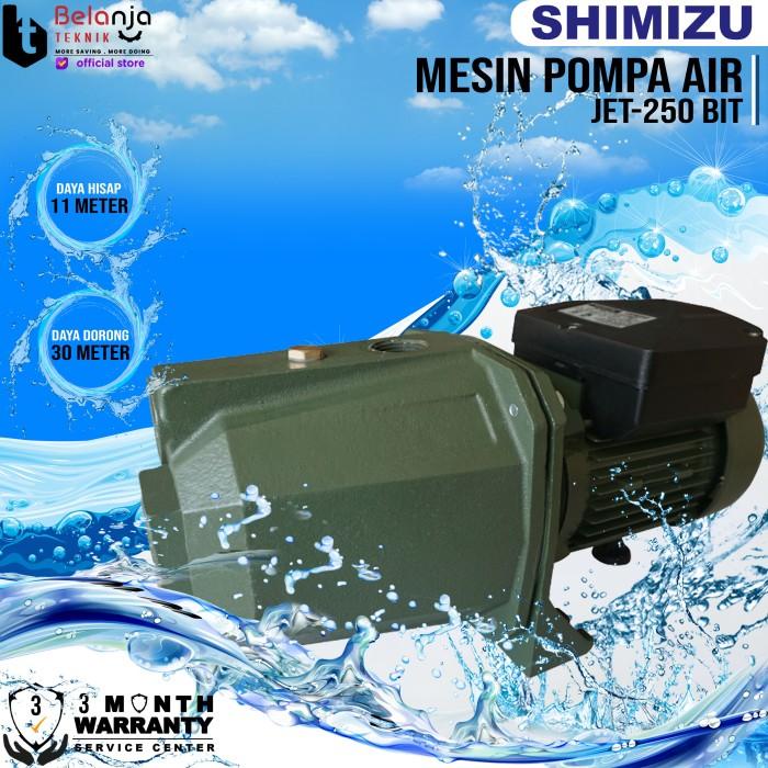 Jual Pompa Shimizu Jet 250 Pompa Air Semi Jet Pump Daya Hisap 11 Mtr | Shopee Indonesia