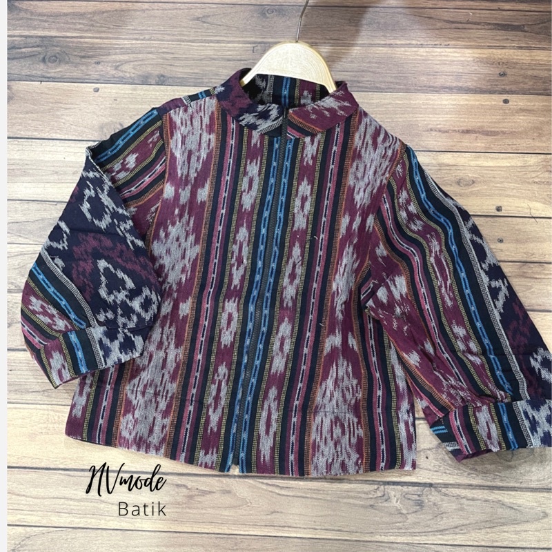 Jual Batik Tenun - Jaket Batik Tenun | Shopee Indonesia