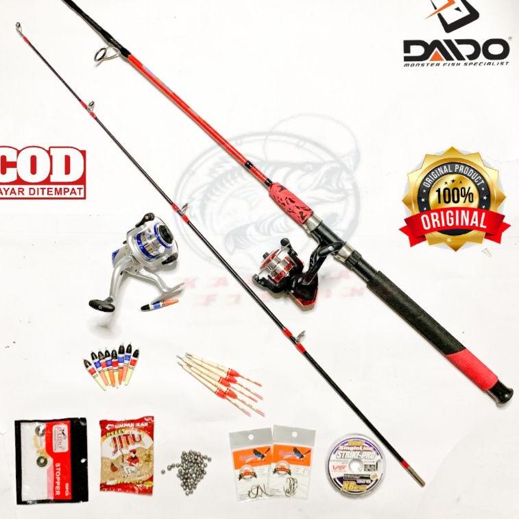 Jual Serbuuuu.. SET PANCING LAUT MURAH !!! DAIDO 165 CM DAN 180 CM REEL ...