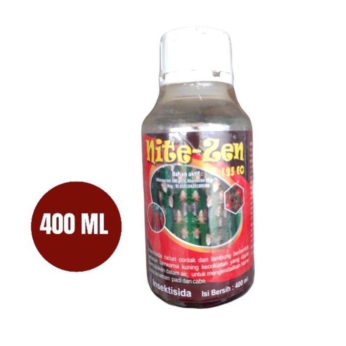 Jual Insektisida Sistemik Nite-zen Nitempiram + Abamectin 400 ml untuk ...