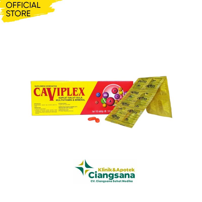 Jual CAVIPLEX MULTIVITAMIN 1 STRIP ISI 10 TABLET | Shopee Indonesia