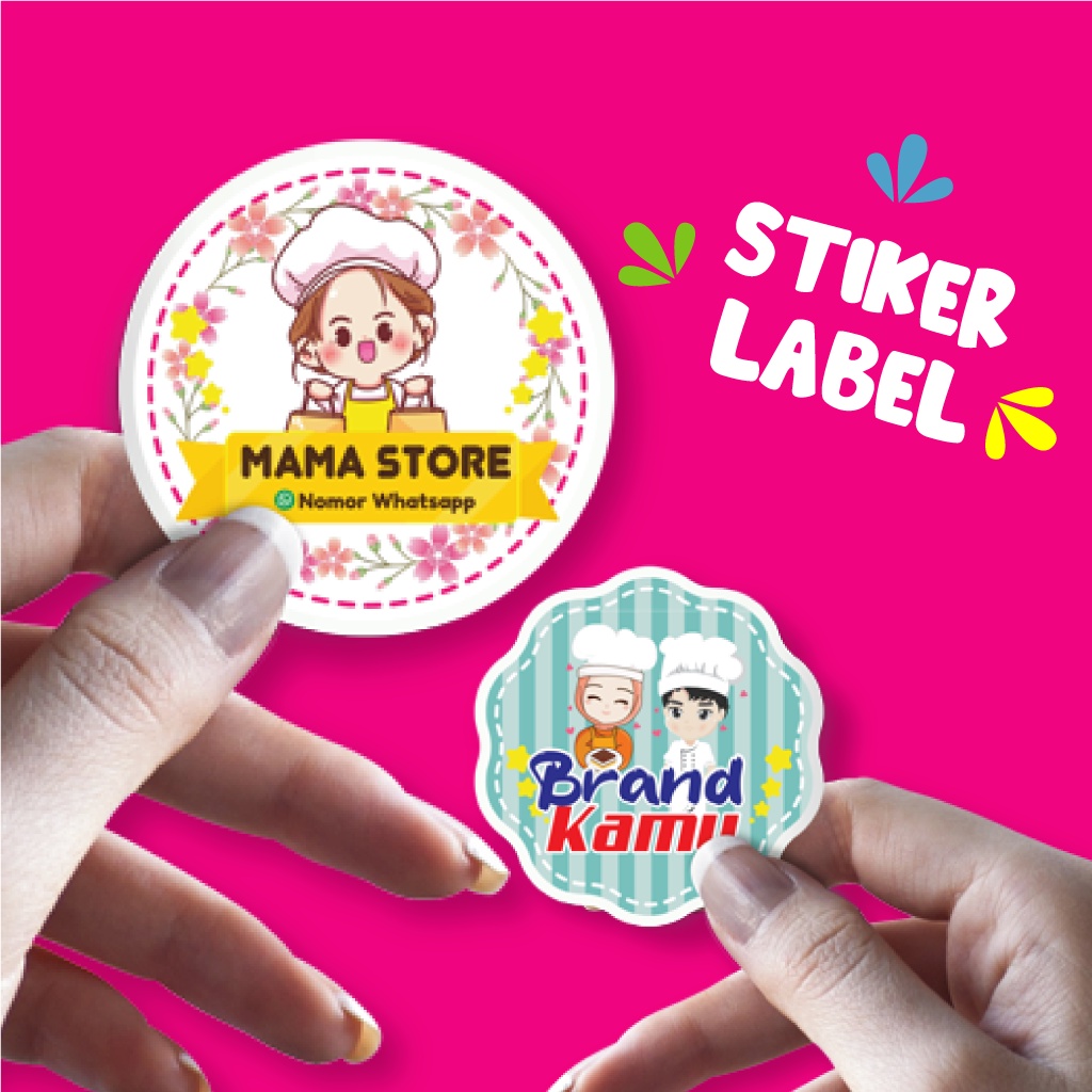 Jual Stiker Label Kemasan / Stiiker Label Makanan / Stiker Label ...