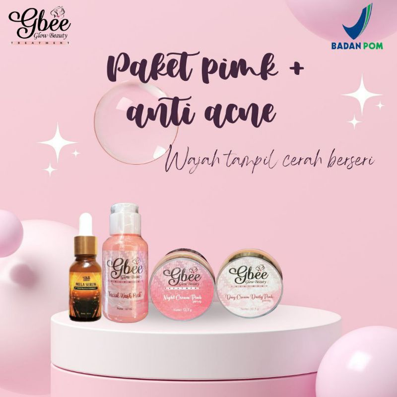 Jual GBEE GLOW BEAUTY / PAKET PINK WHITENING | Shopee Indonesia