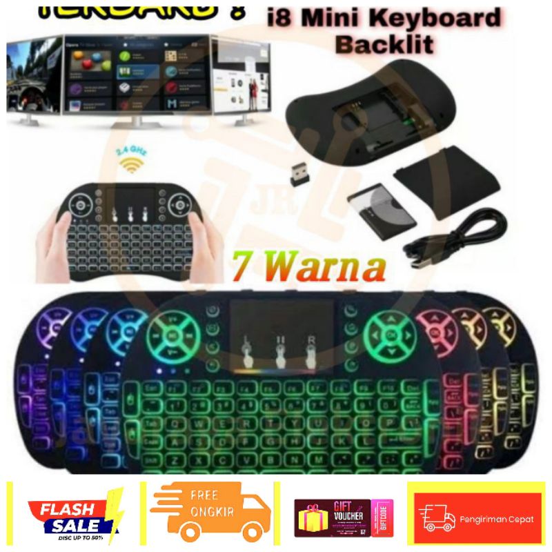 Jual Mini Keyboard Wireless Keyboard Set Mouse Led Back Light | Shopee ...