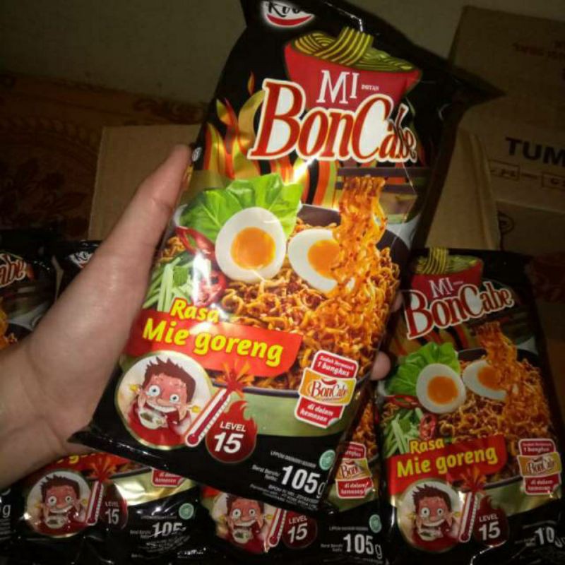 Jual Mie Boncabe level 15 70 gr /105gr dan ramen level 30 | Shopee ...