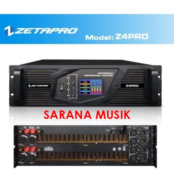 Jual Power Zetapro 4 channel Z4Pro Amplifier Z 4 Pro 4x1500 watt POWER | Shopee Indonesia
