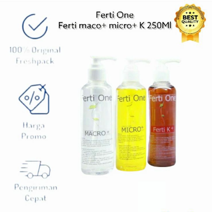 Jual Pupuk Aquascape Ferti One Cair Ferti One Macro Micro Ferti K 250 ...