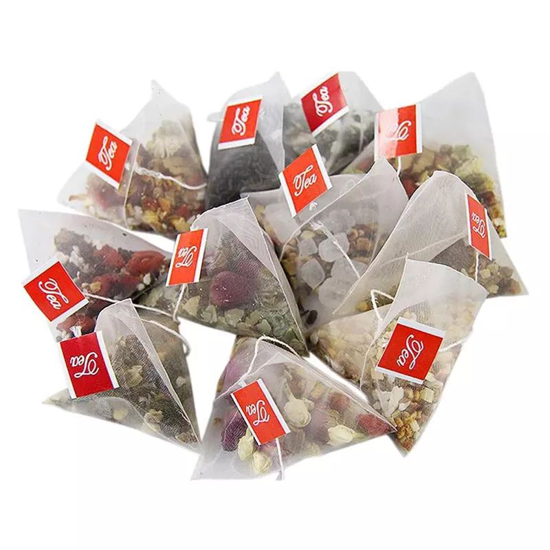 Jual Tea Bag Pyramid Empty Nylon / Kantong Teh Pyramid Bahan Nylon Food ...