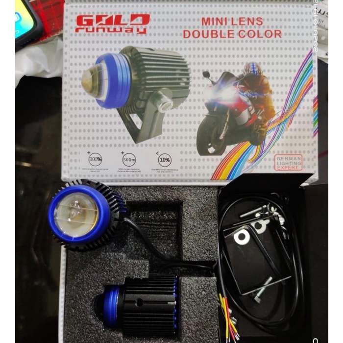 Jual Lampu Laser Foglamp D2H GOLD RUNWAY Hi Loo Mini Driving Led ...