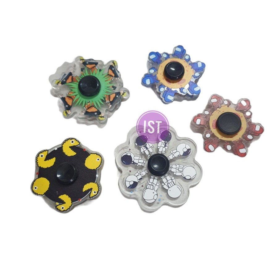 Jual OG Mainan Fidget Spinner Gyro Model Karakter Kartun Penghilang ...