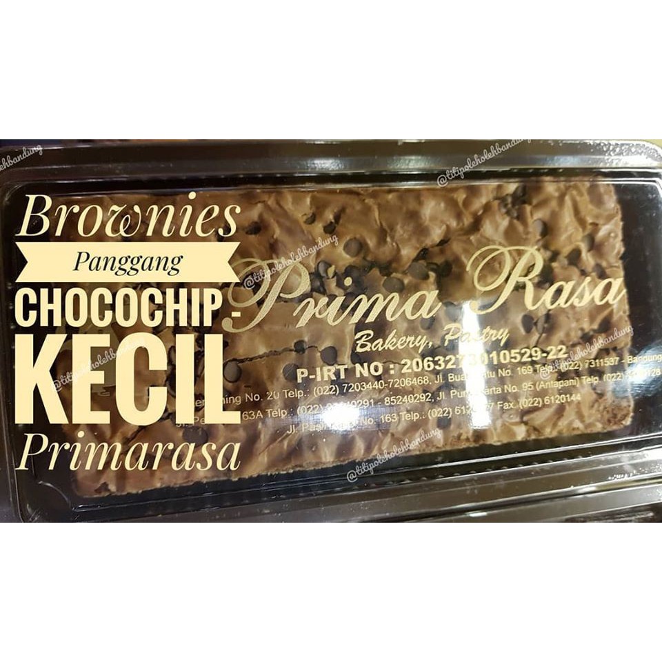 Jual TERMURAH BROWNIES MINI ALMOND OREO CHOCOCHIPS PRIMARASA BANDUNG ...