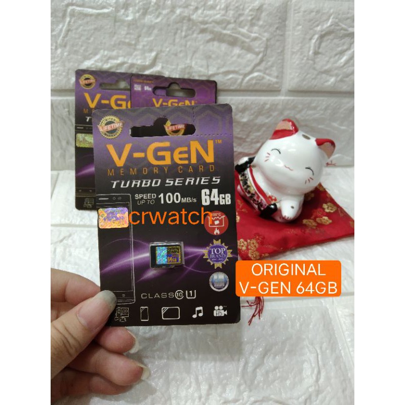 Jual V-GEN 64GB MEMORI CARD V-GEN 64GB TURBO SERIES MMC 64GB SD CARD V ...