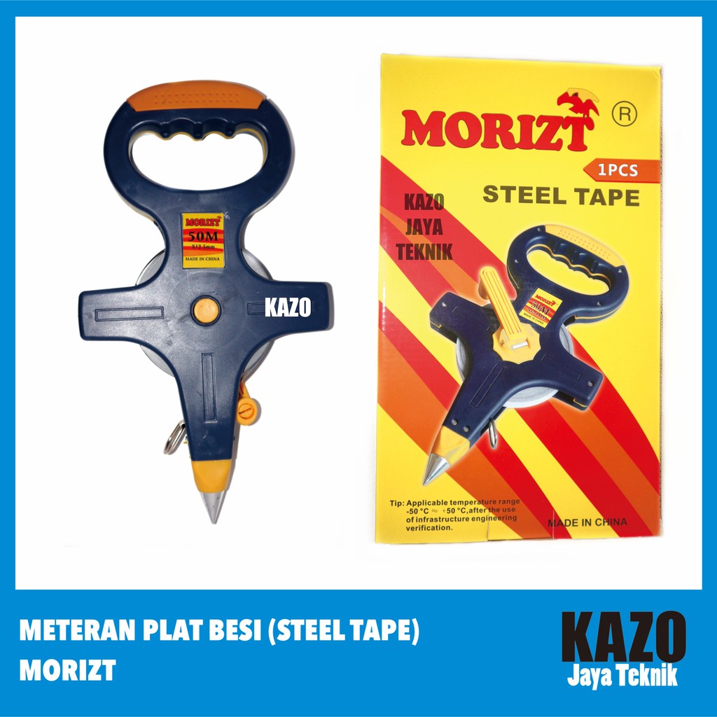 Jual Meteran Roll Plat Besi 30m, 50m, 100m / Meteran Tancap Tanah ...