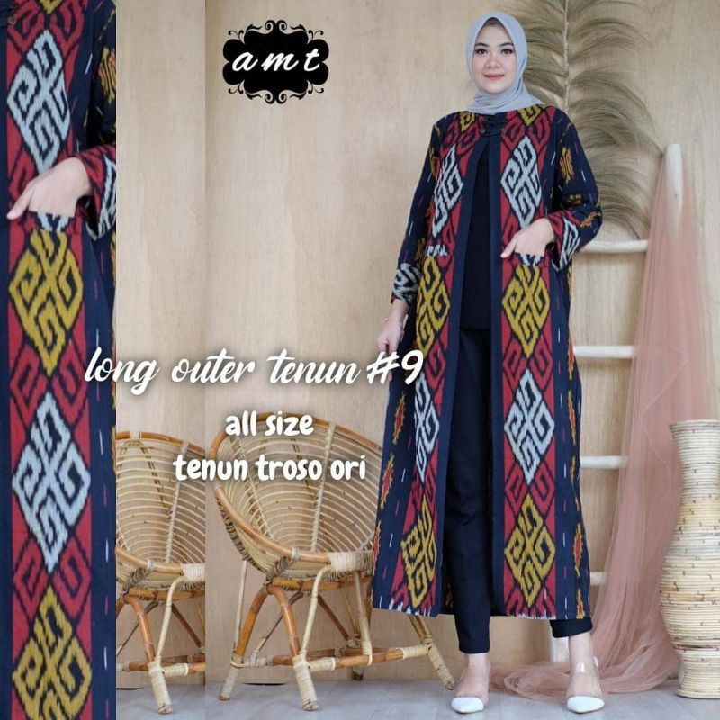 Jual Outer Etnik Tenun | Shopee Indonesia