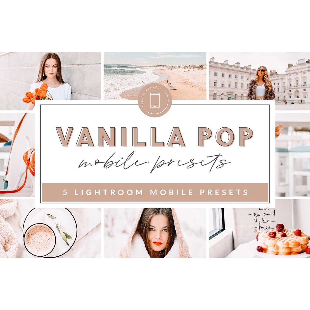 Jual Vanilla Pop Lightroom Mobile Presets | Shopee Indonesia