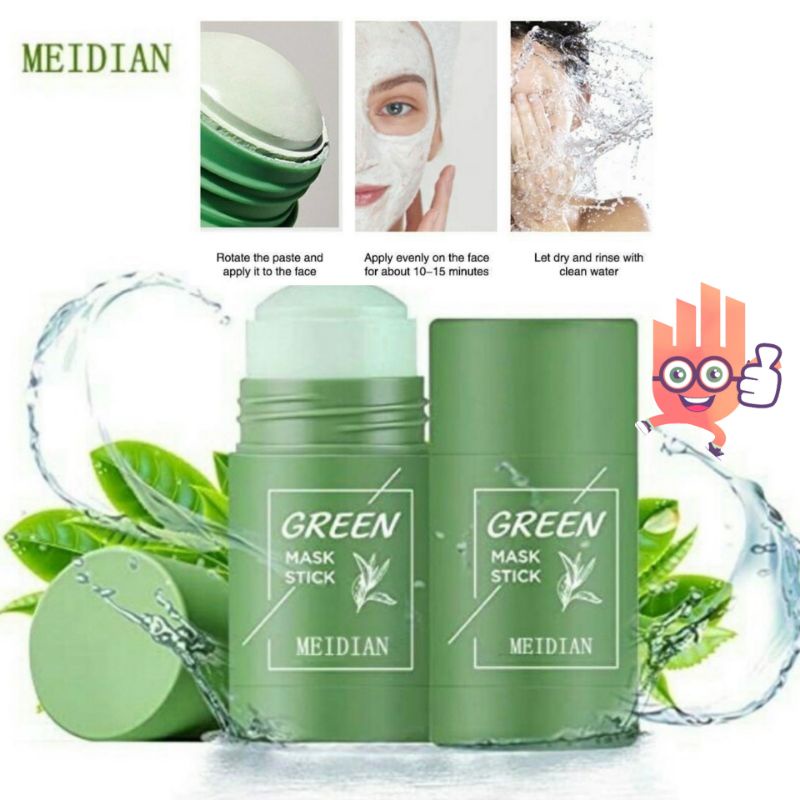 Jual Meidian Green Tea Mask Stick TwG masker Teh hijau | Shopee Indonesia