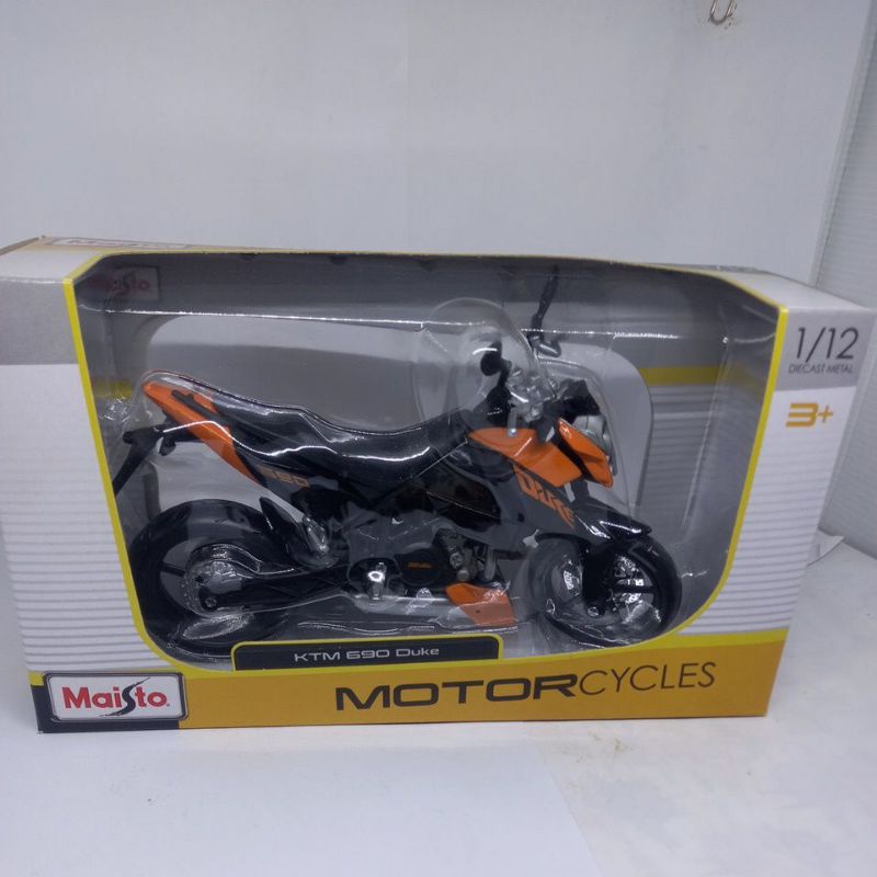 Jual diecast miniatur motor ktm 690 duke 1:12 | Shopee Indonesia