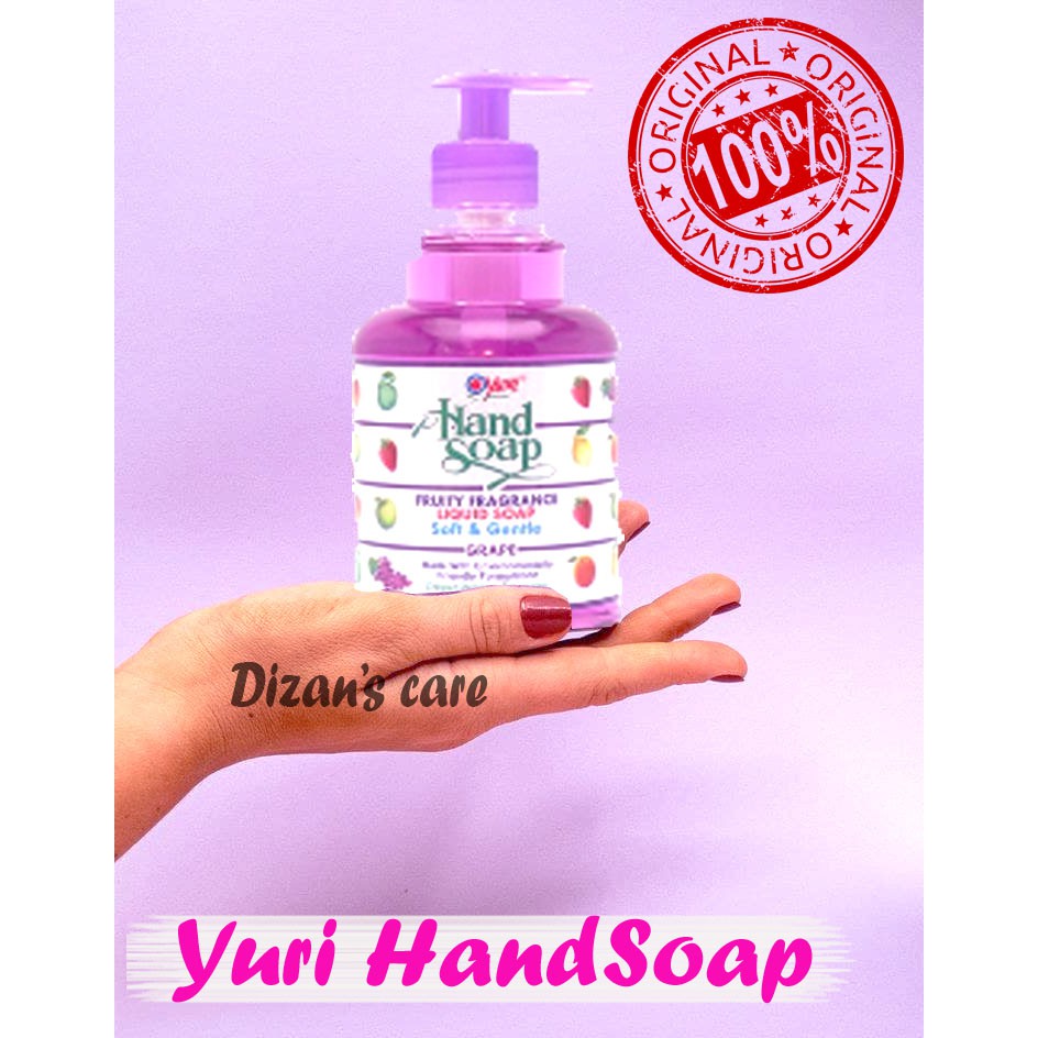 Jual Yuri Hand Soap Kemasan Botol Pump 410ml sabun tangan murah wangi ...