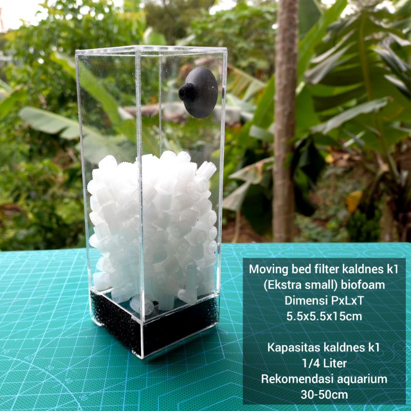 Jual moving bed filter kaldnes k1 (extra small) biofoam | Shopee Indonesia