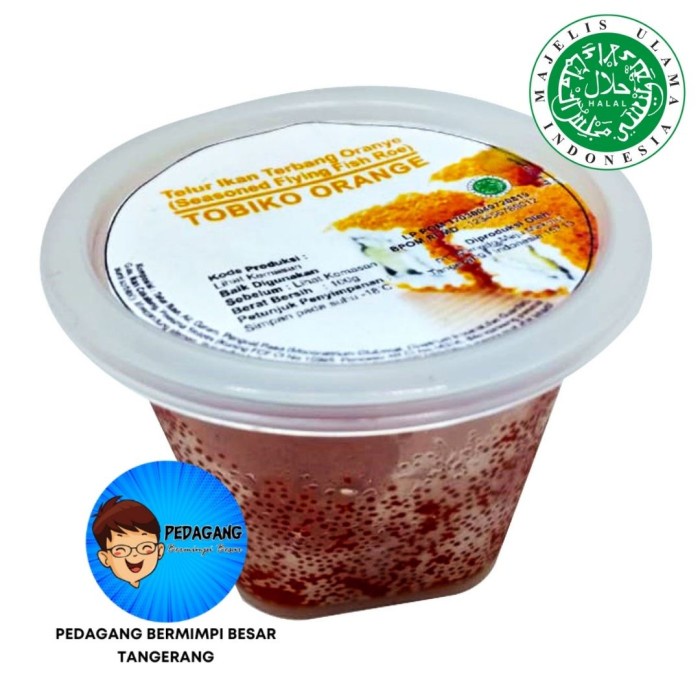 Jual Tobiko Orange 100gr / Telur Ikan Terbang / Flying Fish Roe PREMIUM ...