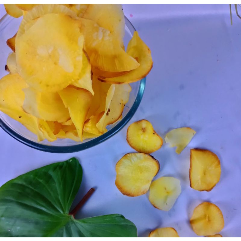 Jual KERIPIK SINGKONG ASIN KUNING atau KERIPIK SINGKONG KUNING 150gr ...