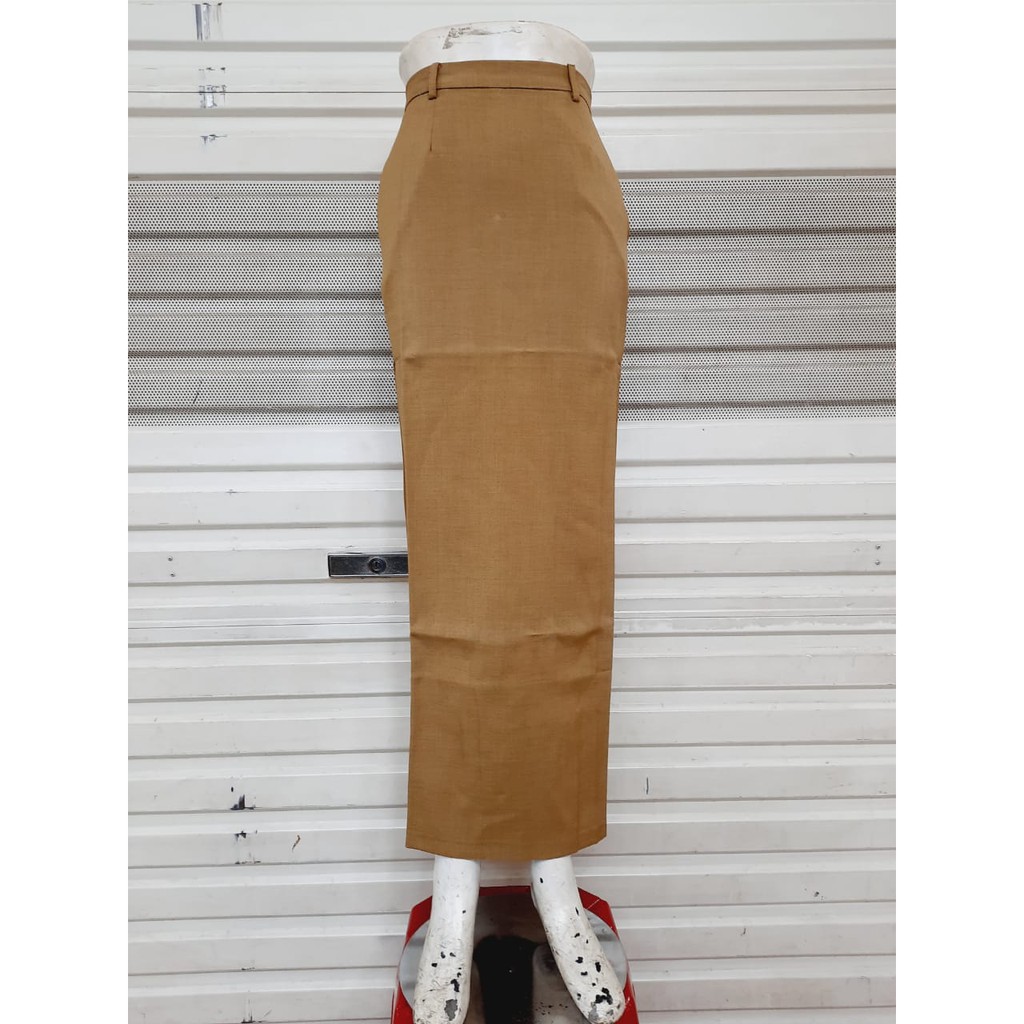 Jual Rok Span Brand Syakira warna merah cabe, abu tua, milo, cokelat ...