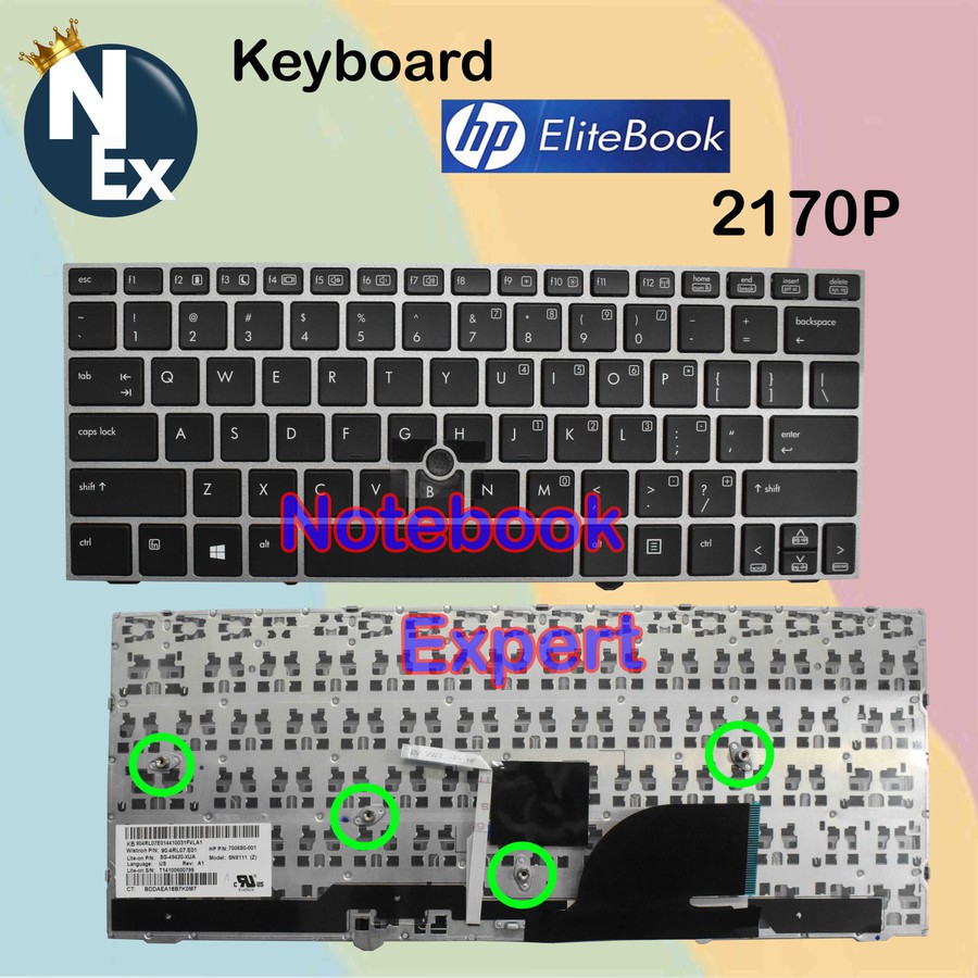 Jual KEYBOARD HP ELITEBOOK 2170P | Shopee Indonesia