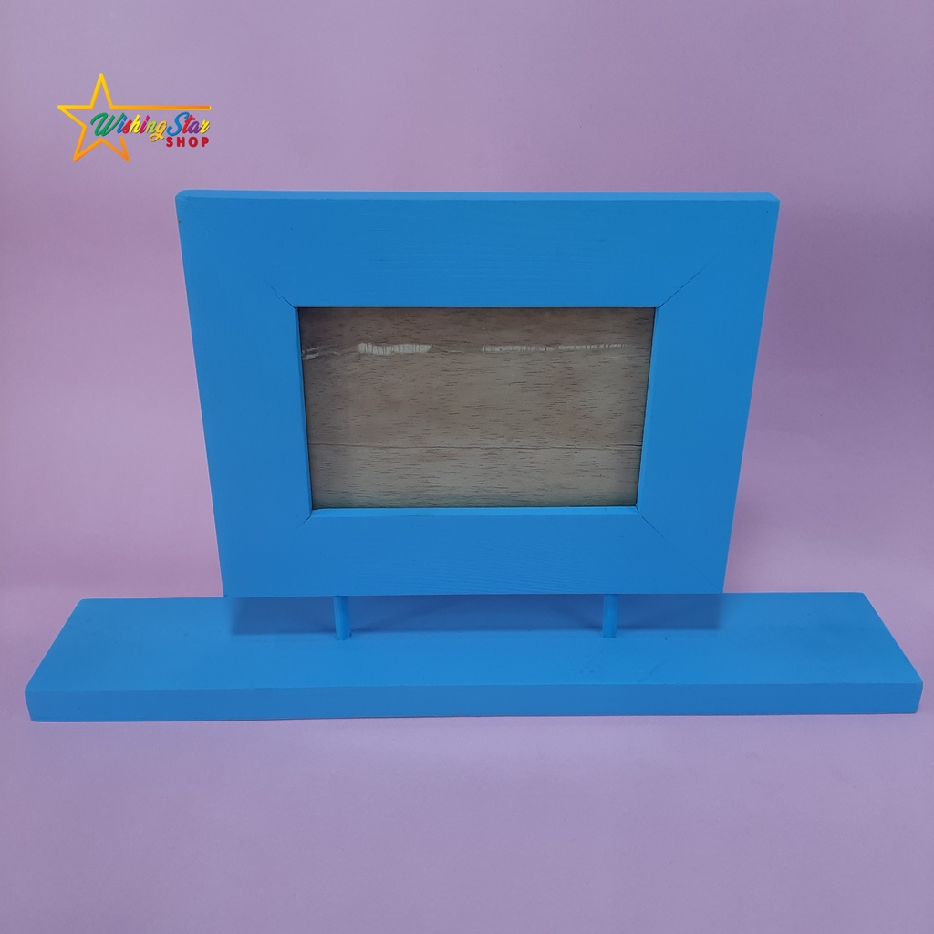 Jual FIGURA KAYU 4R BIRU MUDA DAN HIJAU MUDA/FRAME FOTO | Shopee Indonesia
