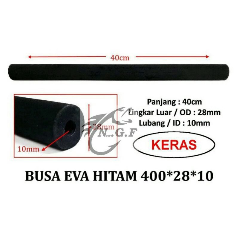 Jual BUSA / EVA HITAM (KERAS) | Shopee Indonesia