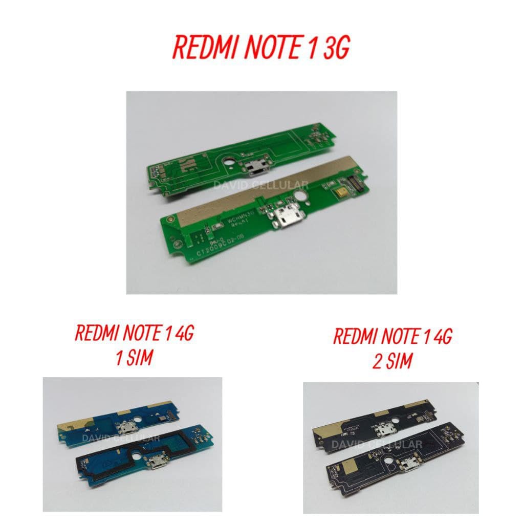 Jual PCB XIAOMI REDMI NOTE 1 - PAPAN KONEKTOR CAS | Shopee Indonesia