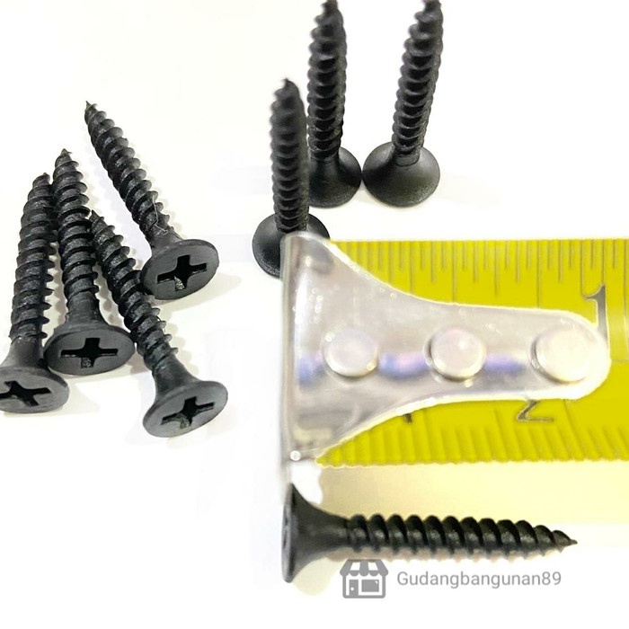 Jual e3047747 Skrup Gypsum 6 X 1" In Drywall Screw/Sekrup Gipsum Baut Gypsum Per Kg - 6 X 1 1/2 ...