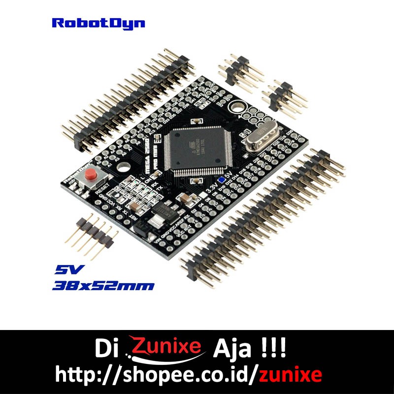 Jual ROBOTDYN ARDUINO ATMEGA2560 ATMEGA MEGA MINI 2560 PRO CH340 ...