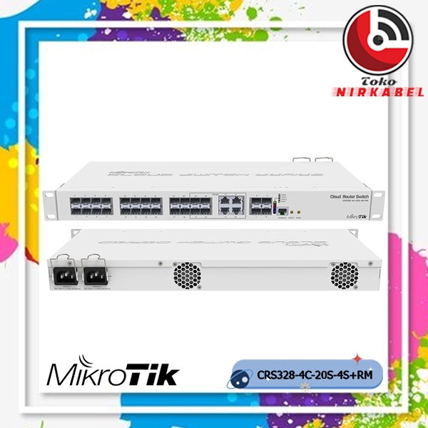 Jual MikroTik CRS328-4C-20S-4S+RM | CRS328 4C 20S 4S+ RM | CRS 328 4C ...