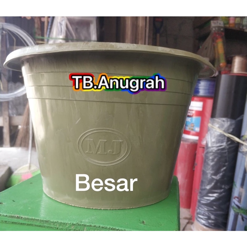 Jual Ember Plastik Hijau Ember Cor Anti Pecah Ember Bangunan Sedang ...