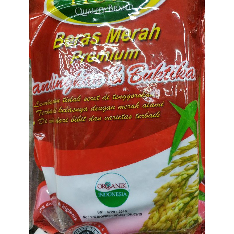 Jual Beras merah premium 2kg | Shopee Indonesia
