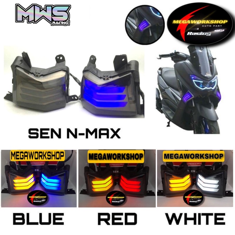 Jual Lampu sen depan nmax led sen nmax led neon lampu sen Nmax lama ...