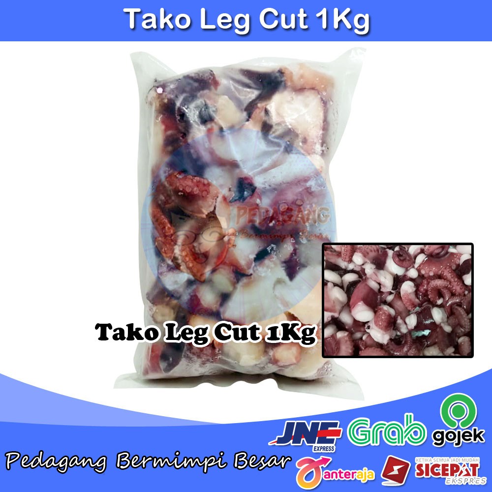 Jual Tako Leg Cut 1Kg Kaki Gurita Potong 1Kg Tako Sushi Beku | Shopee ...